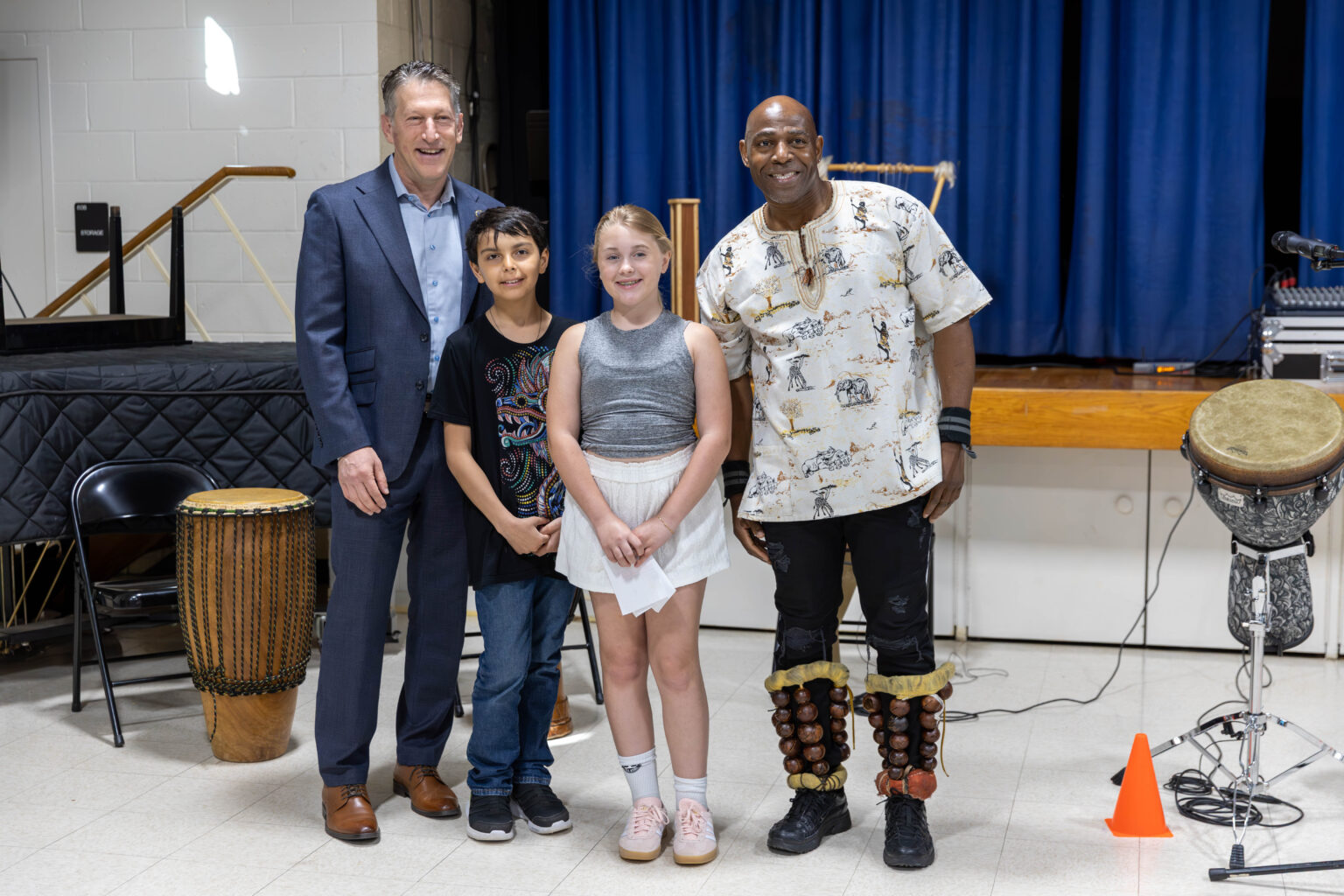 Senator Andrew Zwicker Attends a YA Performance